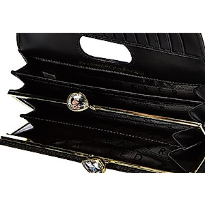 Ted Baker Women's 0 Travel Accessory-Bi-Fold Wallet, Black, One Size