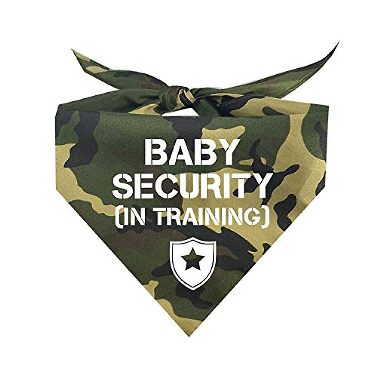 Baby Security in Training Printed Dog Bandana (Assorted Colors)