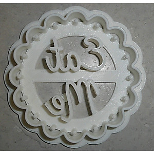 INSPIRED BY EAT ME CAKE ALICE IN WONDERLAND THEME MAD TEA PARTY COOKIE CUTTER MADE IN USA PR2438