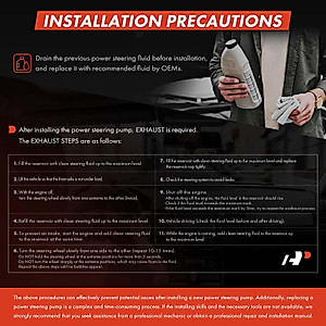 A-Premium Power Steering Pump, with Reservoir, Compatible with Chevrolet & GMC -1980-1987- C10 Suburban, C20 Suburban, K10 Suburban, K20 Suburban, K30, K5 Blazer, P20, P30, R10, C1500 Suburban, Jimmy