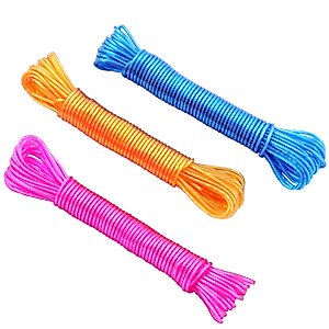Chef Craft 21611 Select Plastic Sturdy Clothesline, 33 feet, Color May Vary