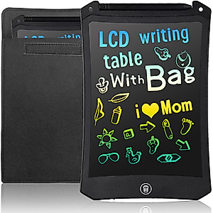 LCD Writing Pad for Kids & Adult with Bag,Remarkable Tablet Digital Notebook & Notepad,LEYAOYAO Electronic Colorful Drawing Tablet 8.5-Inch for Boys Girls at Home,School and Office (Black)