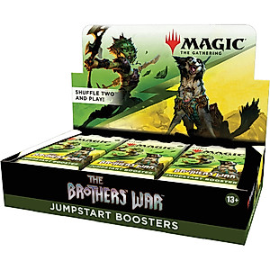 Magic: The Gathering The Brothers’ War Jumpstart Booster Box | 18 Packs (360 Magic Cards)