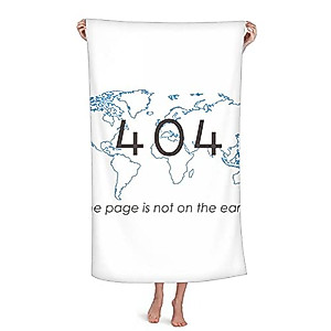 Programmer 404 Error Page Not On Earth Throw Blanket Soft Warm Flannel