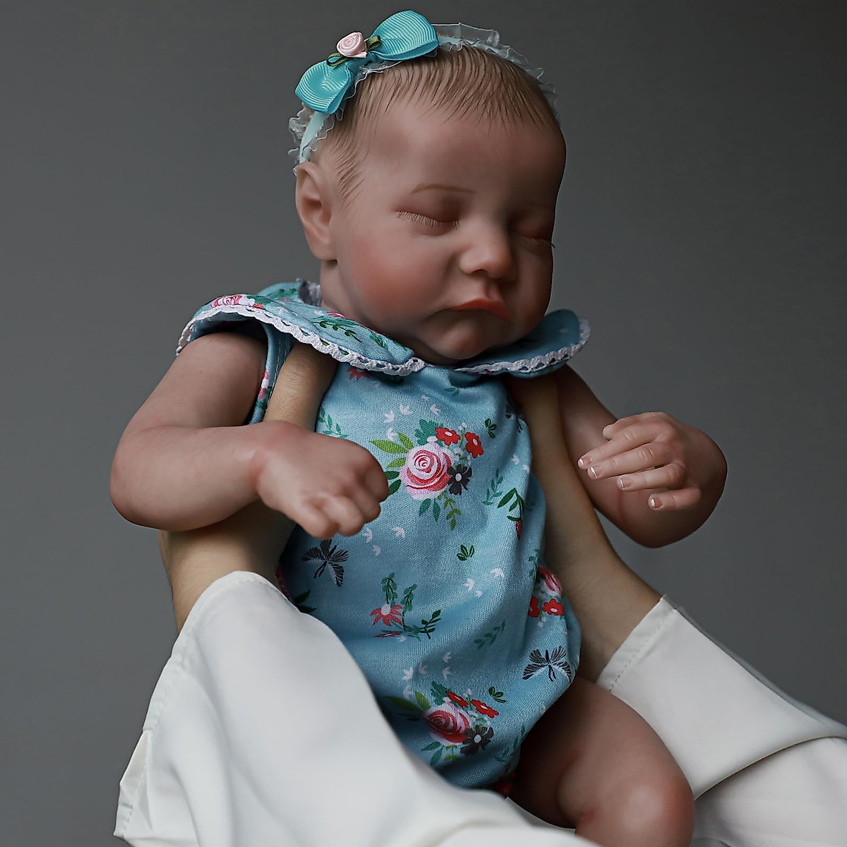 CHAREX Realistic Reborn Baby Dolls - 18 inch Newborn Baby Doll, Full Vinyl Body Therapy Dolls, Anatomically Correct Real Baby Girl Christmas Birthday Gift Set for Kids Age 3 +