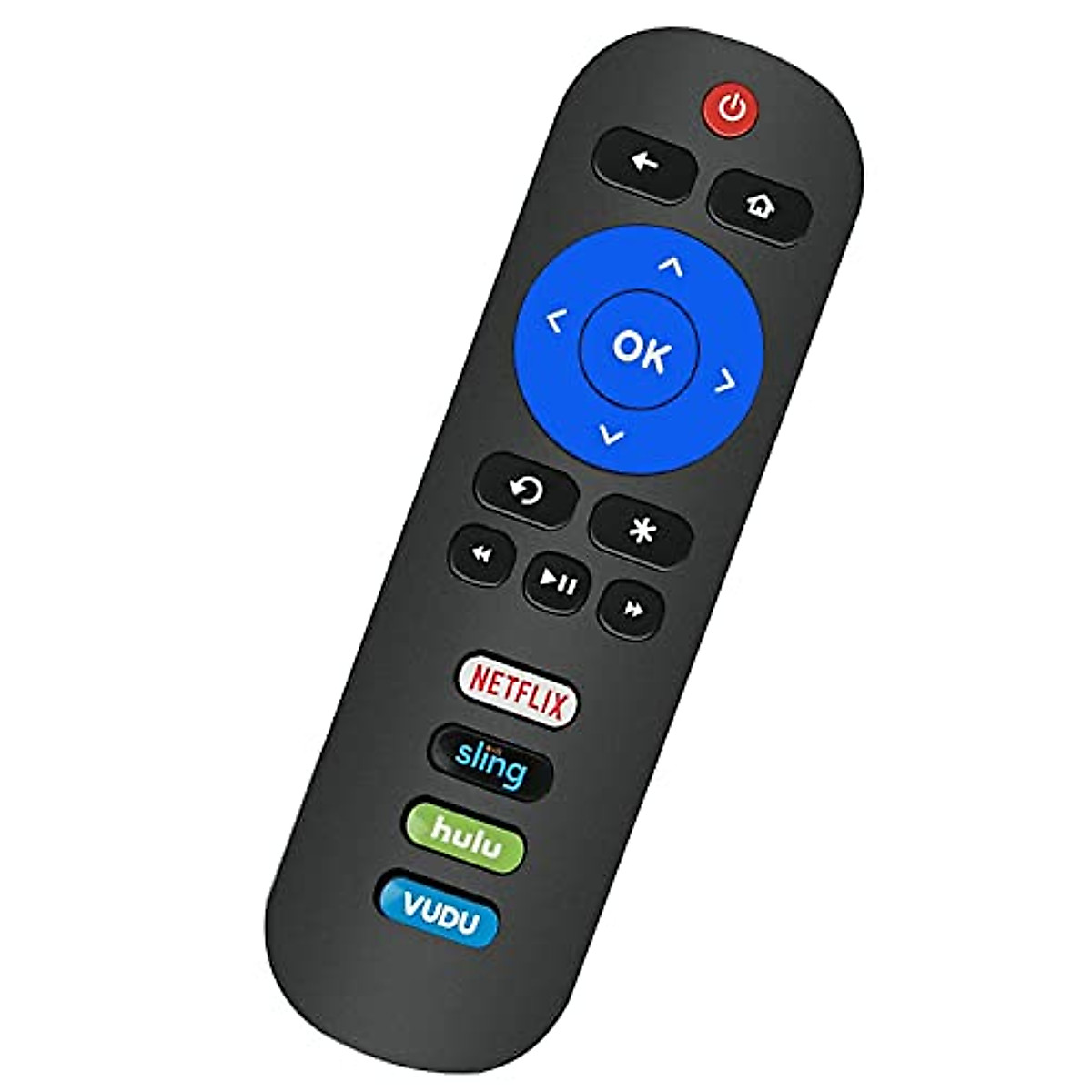 Remote Compatible with All ONN Roku TV Remote with Netflix, Sling, VUDU and Hulu