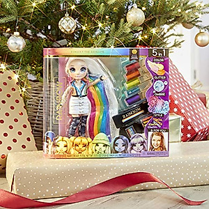 Rainbow High Hair Studio – Create Rainbow Hair with Exclusive Doll, Extra - Long Washable Hair Color & Complete Doll Clothes and Accessories- Fun Playset for Kids Ages 4+