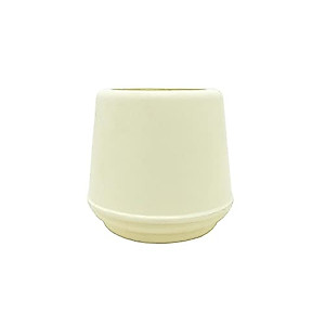 Shepherd Hardware 8753E Leg Tips 3/4-Inch Inside Diameter Rubber Chair Leg Caps, 24 Pack, White