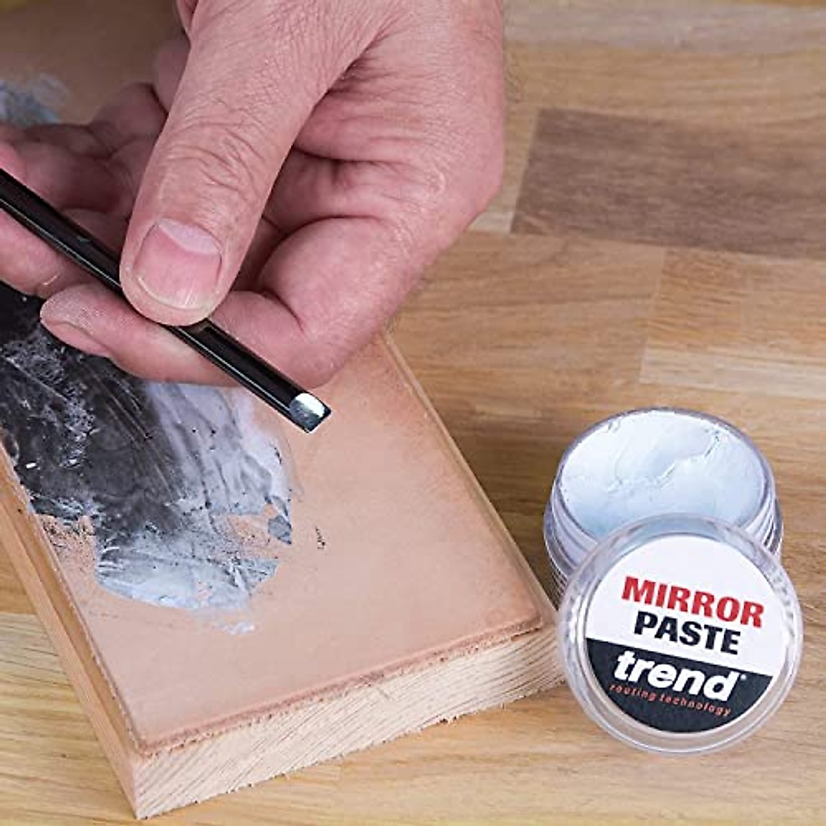 Trend Ultra Fine Mirror Paste for Honing and Polishing Your Sharpened Knives & Tools, DWS/MP/40