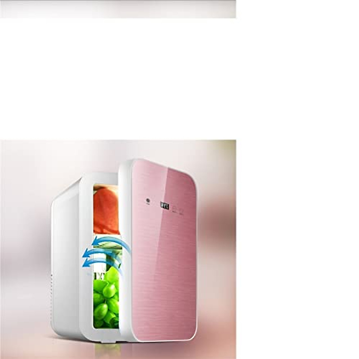 HESNDxbx Mini Fridge Portable Refrigerator Compact Multifunction Mini Beauty Cosmetics Refrigerators Drink Cooler Warmer Fridge for Home Car