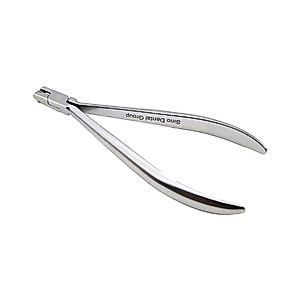Dental Orthodontic Distal Cutter Plier,Orthodontic Flush Cutter, Distal End Cutter With Safety Holder,Cut Wire Up To A Maximum Of .021" x .025" (.53 mm x .64 mm) Standard Head Long Handle
