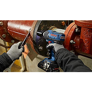 BOSCH GDS18V-221N 18V EC Brushless 1/2 in. Impact Wrench with Friction Ring and Thru-Hole (Bare Tool)