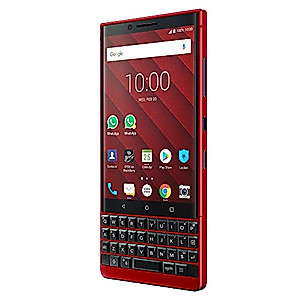 BlackBerry KEY2 Red Unlocked Android Smartphone (AT&T/T-Mobile) 4G LTE, 128GB