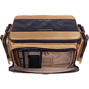 Plano Guide Series 3700 Tackle Bag, Large, Beige 1680 Denier Fabric with Waterproof Base, Includes 6 StowAway Utility Boxes, Premium Fishing Storage for Baits & Lures