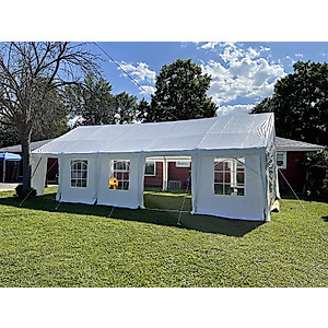 Quictent 16x32 Party Tent Heavy Duty Large Outdoor Gazebo White Canopy Commercial Shelter Wedding Events Tent (White)