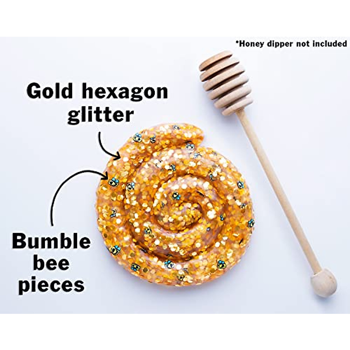 Crazy Aaron's Trendsetters Putty Playset - Honey Hive - Clear Putty with Hidden Pieces - Non-Toxic, Never Dries Out