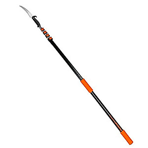 Buyplus Manual Pruning Pole Saw - 20 Foot Hand Pruning Saw for Tree Trimming, High Reach Tree Pruner with Extension Pole