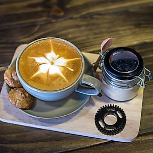 Kittmip 4 Pieces Coffee Milk Frother Replacement Frother Whisk Coffee Whisk Compatible with Keurig Single Serve Coffee Makers for Latte Cappuccino Maker, Black