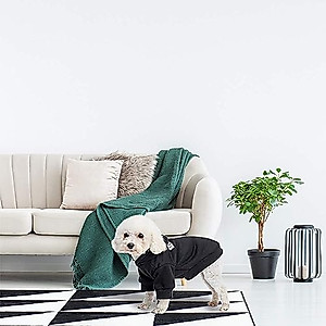 Dog Hoodie Pet Clothes - Security Printed Pet Sweaters with Hat Soft Cotton Coat Winter for Small Medium Large Dogs Cats