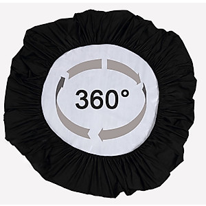 King Fitted Sheet,Solid Color Brushed Waterproof Deep Pocket Fitted Sheet, Bedroom Hotel Bed Sheet,Fits 12"/30cm Deep Mattresses,Orange,King 76X80+18inch