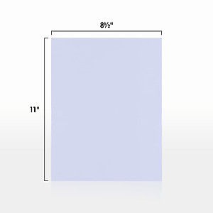LUXPaper 8.5" x 11" Paper | Letter Size | Lilac Purple | 80lb. Text | 50 Qty