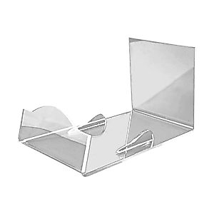 JISADER Pot pan Display Rack Cookware Stand Shelf Accessories Tabletop Clear Cookware Organizer Portable Saucepan Holder for Curler Frying Pan