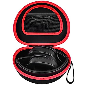 Headphone Case Compatible with Skullcandy Crusher/Hesh/Evo Wireless Over-Ear Bluetooth Headphones and More Foldable Headset Earphones, Hard Shell Earphone Protector Organizer Bag Pouch - Box Only