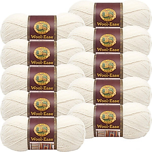 Lion Brand Wool Ease Yarn-10/Pk-Fisherman, 10/Pk, Fisherman 10 Pack