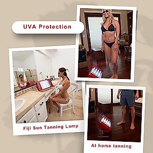 Sperti UV Eye Protection Goggles for The Fiji Sun Tanning Lamp and Red Light Therapy, FDA Registered, Clear Unobstructed Vision