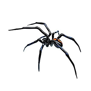 Spider - lampworked lifelike glass arachnid spider figurine, glass insect, Art Glass Spider, blown glass figurine Spider, glass insects
