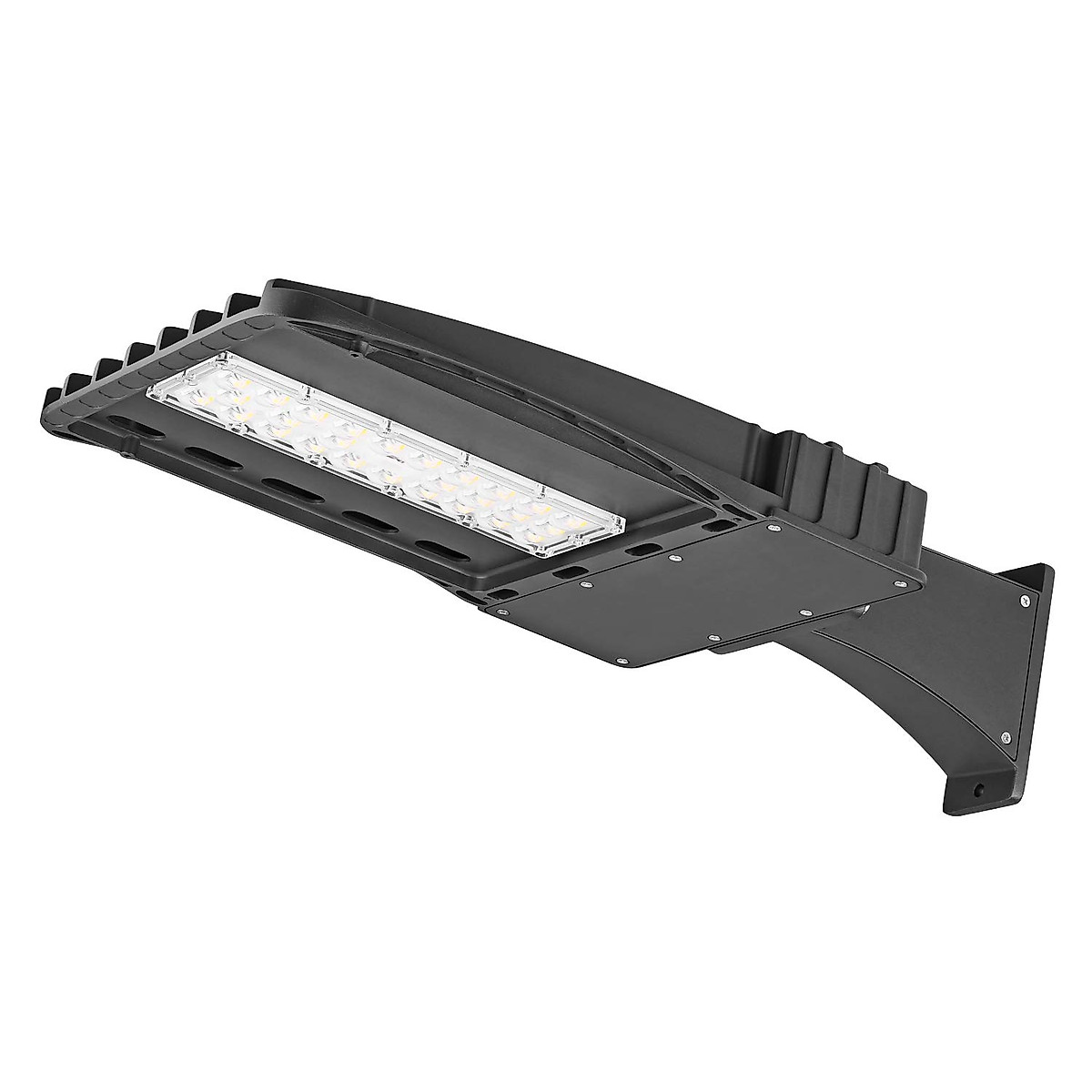 1000LED LED Shoebox Pole Light, 60W (200W Eq.) 8,765Lm, AC110-277V, Arm Mount, Daylight White 5000K, LED Parking Lot Light Outdoor Area Light