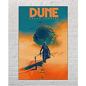 Dune Frank Herbert Poster Wall Decor, Unframed Version (16x24)