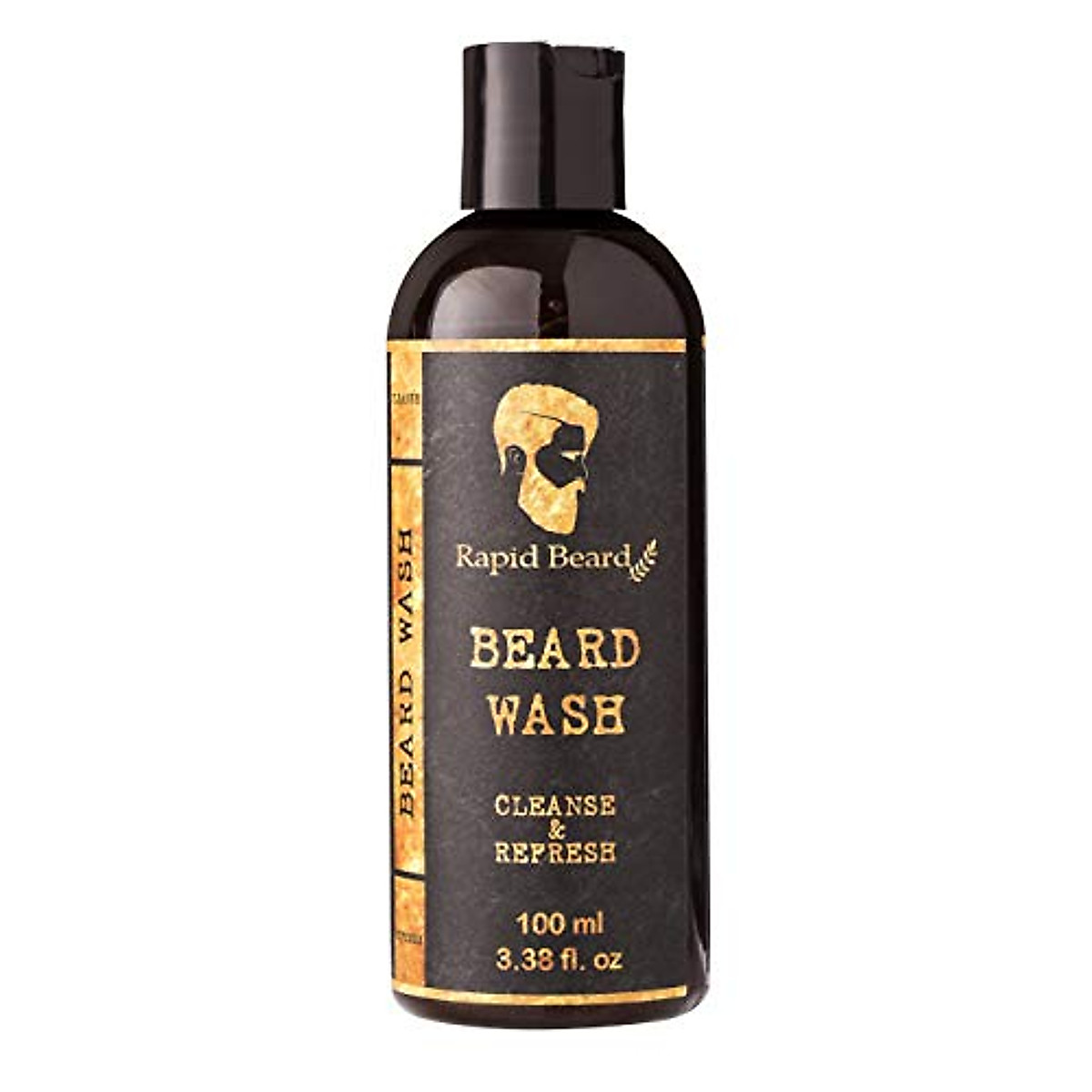 Beard Shampoo and Beard Conditioner Wash & Growth kit for Men Care - Softener & Moisturizer for Hydrating, Cleansing and Refreshing Beard and Mustache Facial Hair Gift Set (100ml / 3.4 fl oz)