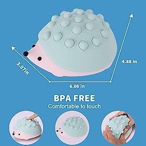 LOVERUIS Animal Night Lamp - Nightlight for Kid Hedgehog Lamp 5 Breathing Color Light Birthday Halloween Christmas Gift with USB Rechargeable for Toddlers Children Bedroom (Green)…