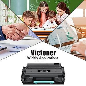 VICTONER Compatible Toner Cartridge Replacement for Samsung 203 203L MLT-D203L MLT-D203S for Samsung ProXpress M3870FW M4020ND M3820DW M3320ND M3370FD M4070FR Toner Printer (Black, 1-Pack)