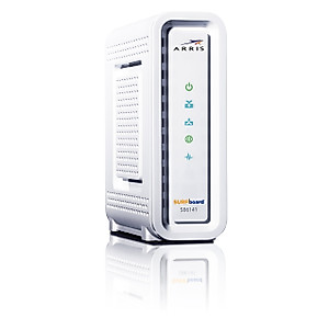 ARRIS SURFboard SB6141 8x4 DOCSIS 3.0 Cable Modem - Retail Packaging- White