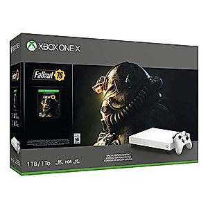 Microsoft Xbox One X Fallout 76 White Special Edition 1TB - Xbox One
