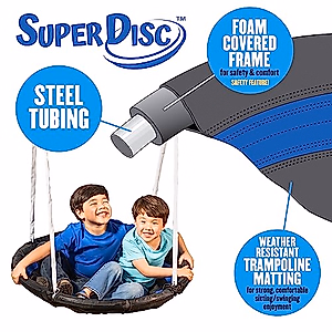 XDP Recreation Fun Forever Swing Set, Gray