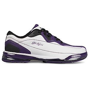 KR Strikeforce Dream White/Purple Performance Women's Bowling Shoe Left Hand