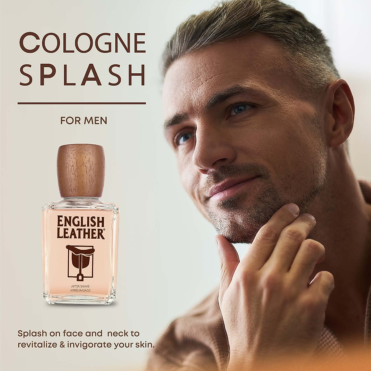 English Leather Aftershave Splash for Men by Dana