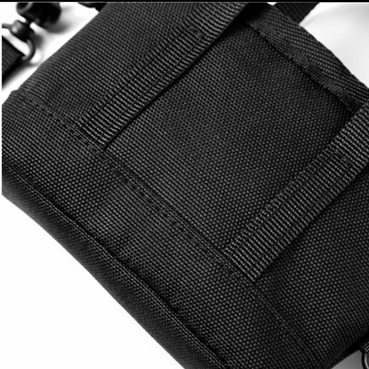 Amazing Pick (Black) Mini Tote Bag for Men Women Small Shoulder Crossbody Cell Phone Bag with Adjustable Shoulder Strap