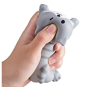 Cityhermit Cute Wrist Rest Support for Mouse Keyboard Computer Elbow Pad Arm Rest for Desk Ergonomic Kawaii Office Supplies Slow Rising PU Mouse Pad Cat