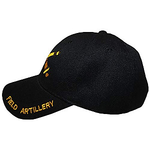 Trade Winds U.S. Army Field Artillery Military Cap U.S. Army Black Military HAT