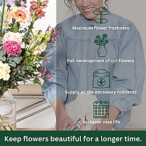 Chrysal Flower Boost - Recyclable Paper Flower Food - Increase Vase Life with Our Floral Supplies for Fresh Flowers - Flower Arrangements Supplies - Ideal Florist Supplies (200 ct)