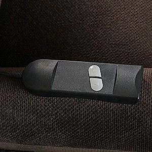 GDF Studio Alan Chocolate Fabric Lift Up Recliner Chair