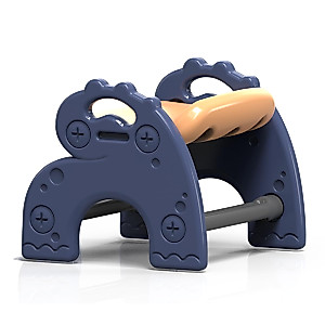 Pairez Toys Mini Plastic Stool for Toddler, Small Kids Activity Chair & Seat for Bathroom Bedroom Living Room, Mini Portable Chair for Kids Aged 1-3, Indoor & Outdoor Use