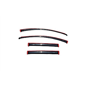 Auto Ventshade [AVS] In-Channel Ventvisor / Rain Guards | Fits 2007 - 2014 Ford Edge, 2007 - 2015 Lincoln MKX- Smoke, 4 pcs. | 194141