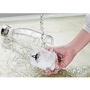 Wireless Charging 4 Blades Electric Juicer Mini Portable Blender Fruit Mixers Fruit Extractors Machine Blender Smoothies Mixer Personal Size Blender for Juice, Shakes, and Smoothies (White/Pink))