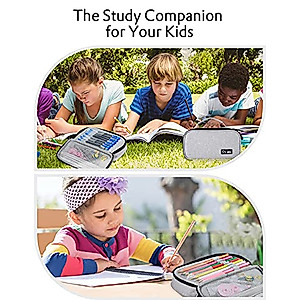 Kalokey Pencil Case Large Capacity with Double Zippers, Multipurpose Stationery Bag Pen Pouch Marker Holder Organizer Tool Bag Makeup Bag, Portable for School Home College Office