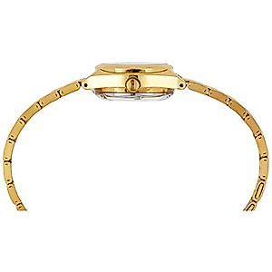 Seiko Women's SYMA04 5 Automatic Gold Dial Gold-Tone Stainless Steel Watch